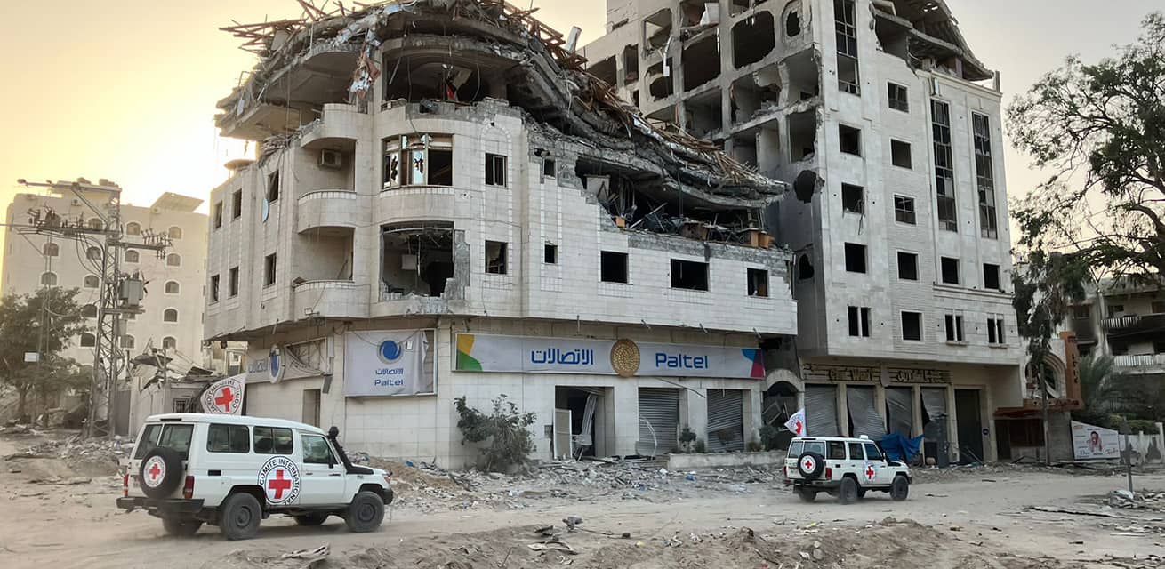 Internationale Rode Kruis noodgedwongen weg uit Gaza-Stad